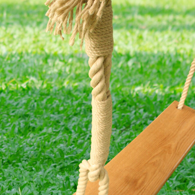 Single Oak Tree Swing - handmade tree swing - garden swing