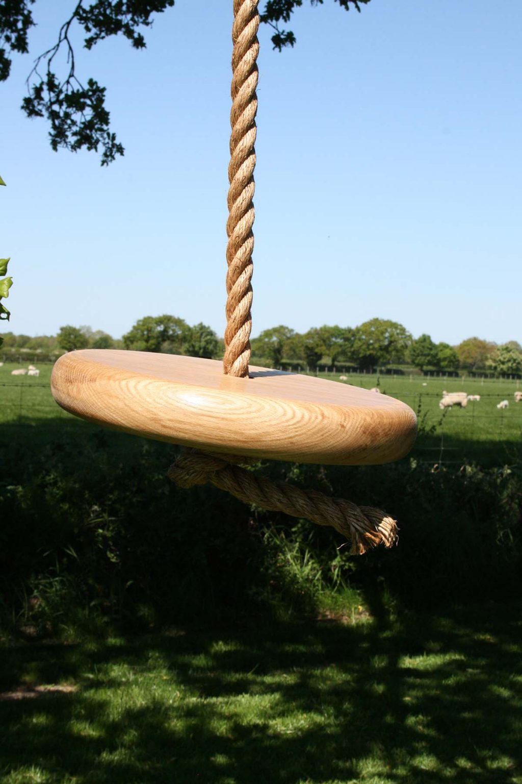 Round Oak Swing - temporarily Out of Stock - handmade tree swing ...