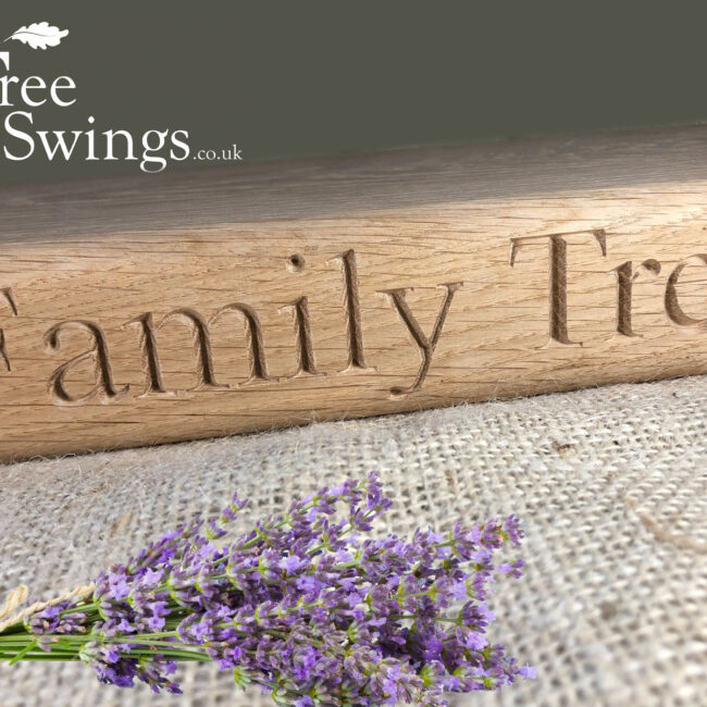 Single Oak Tree Swing - handmade tree swing - garden swing